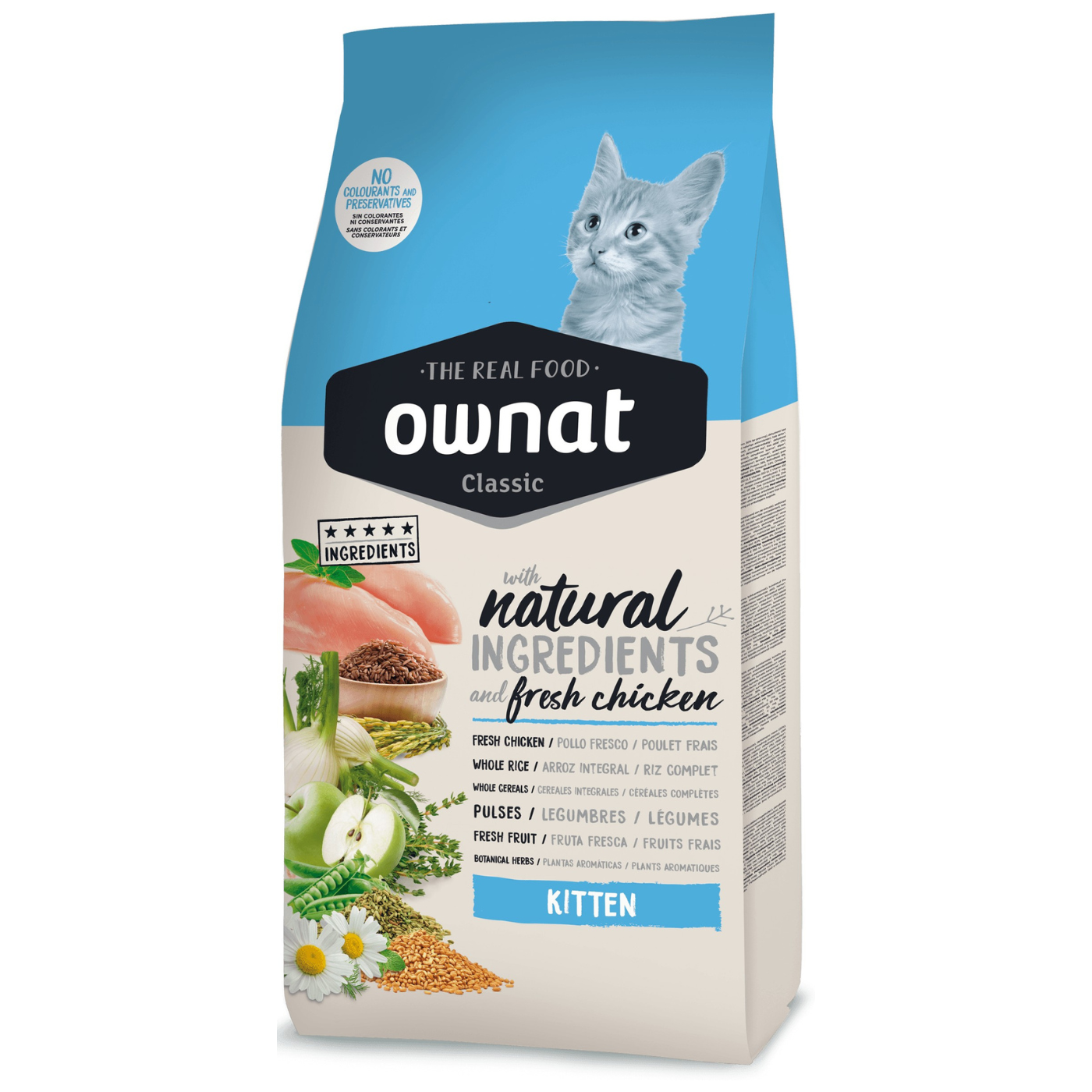 Croquette pour chaton Classic Ownat - 4 kg | botanic®