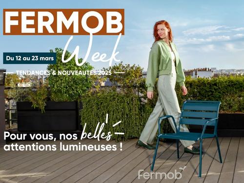 Fauteuil rocking chair coloris bleu romarin Monceau Fermob - 72 cm