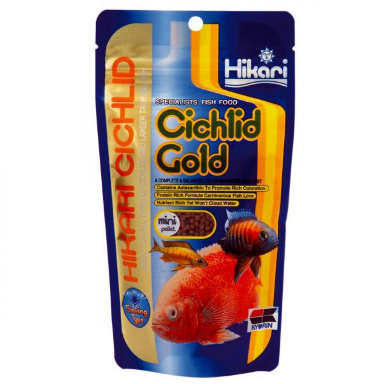 Nourriture poissons aquarium spéciale cichlid, mini, HIKARI AQUARIUM ...