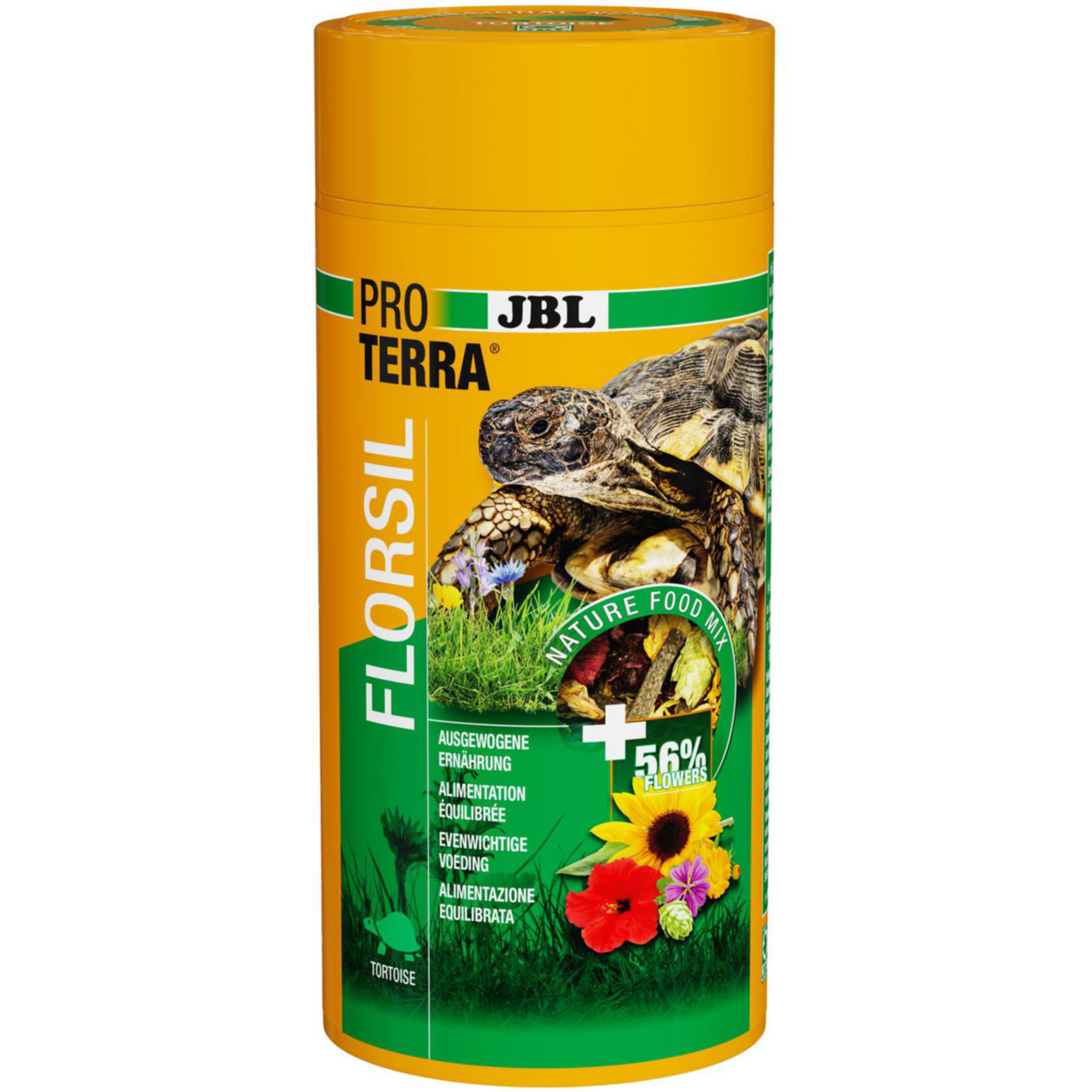 Aliment aux fleurs pour tortues terrestres JBL Proterra Florsil - 1 L
