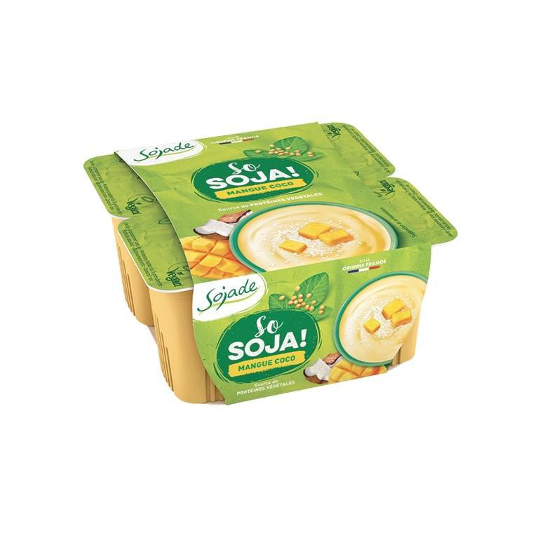 Dessert So Soja dessert mangue coco bio Sojade - 400 g