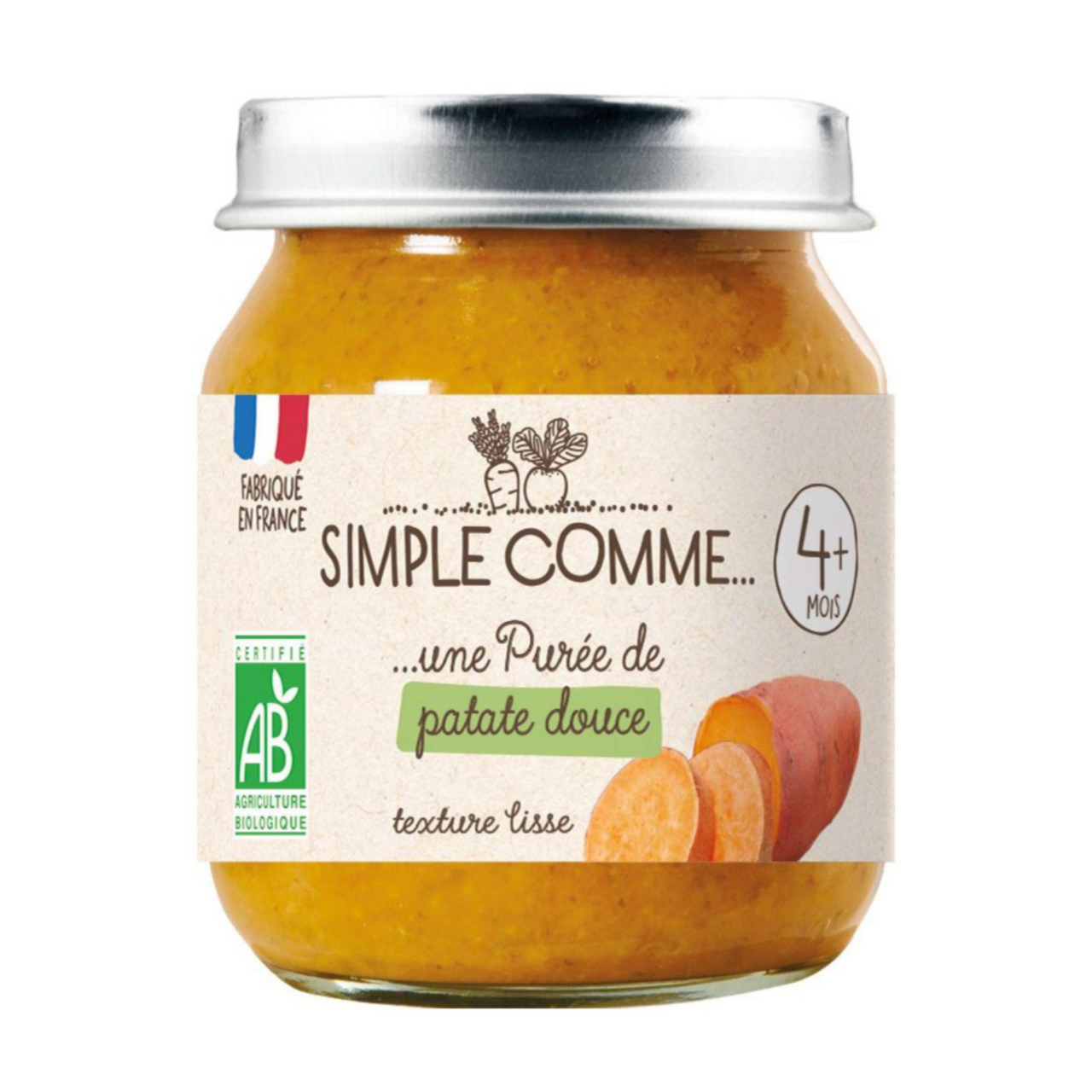 Pot patate douce bio Simple Comme - 125g | botanic®