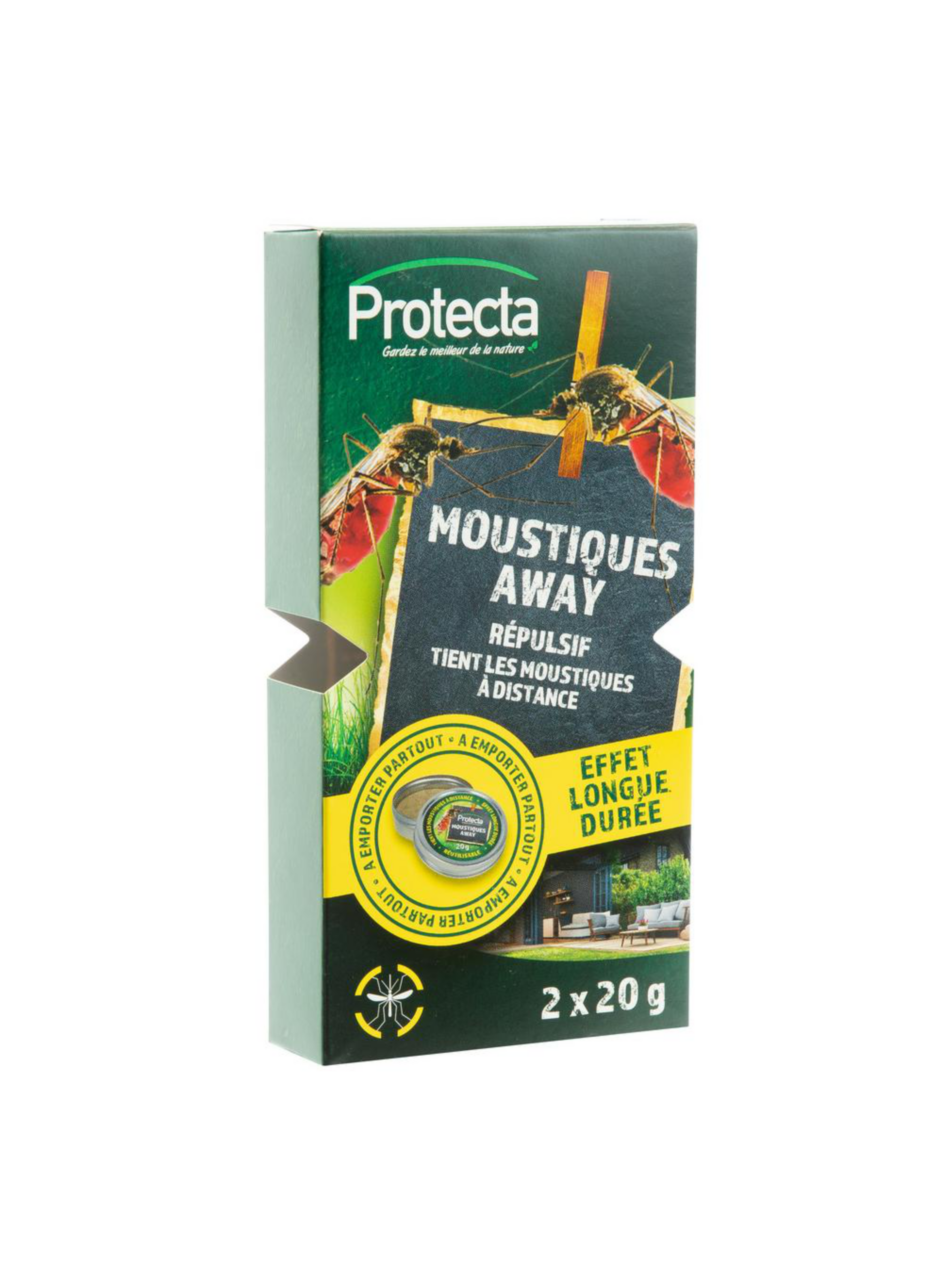 Répulsif anti-moustiques aux huiles essentielles en boite Protecta ...