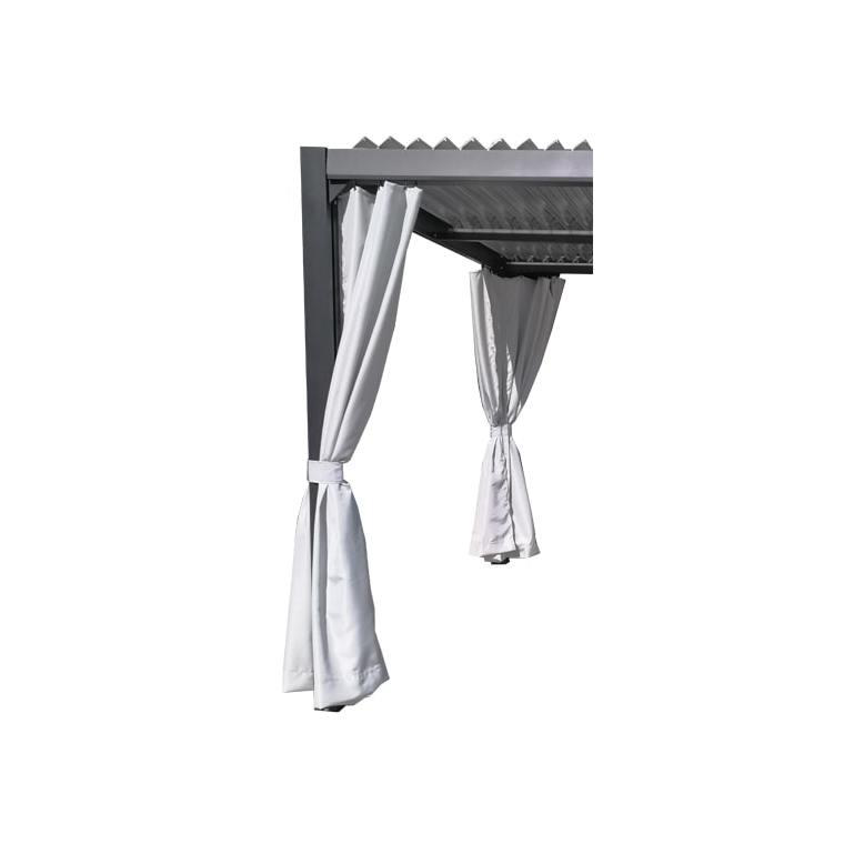 Rideau mural toit plat coloris gris Savannah Madison Couleurs du monde ...