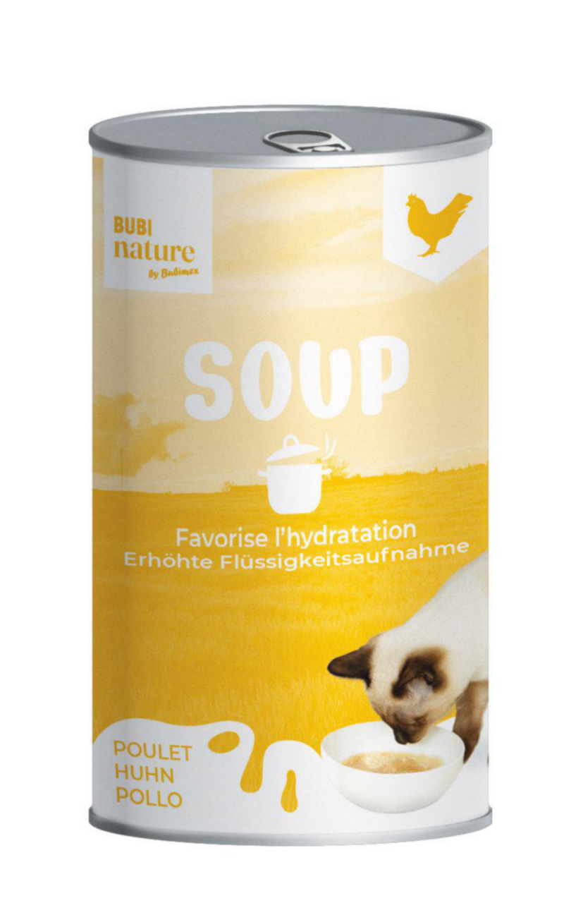 Soupe pour chat au poulet Bubi nature - 135 g | botanic®