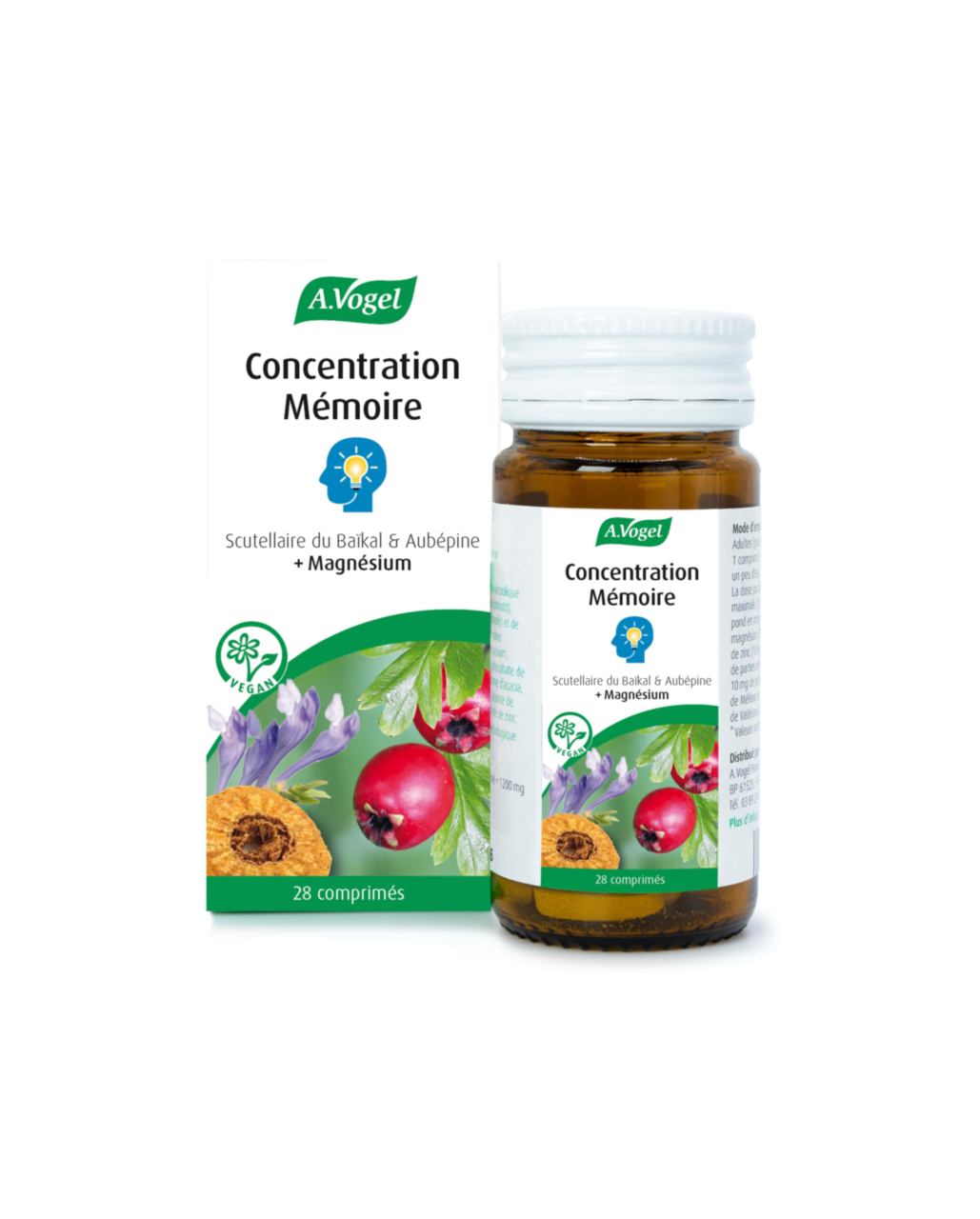 Complément alimentaire concentration et mémoire Vogel – les 28 ...