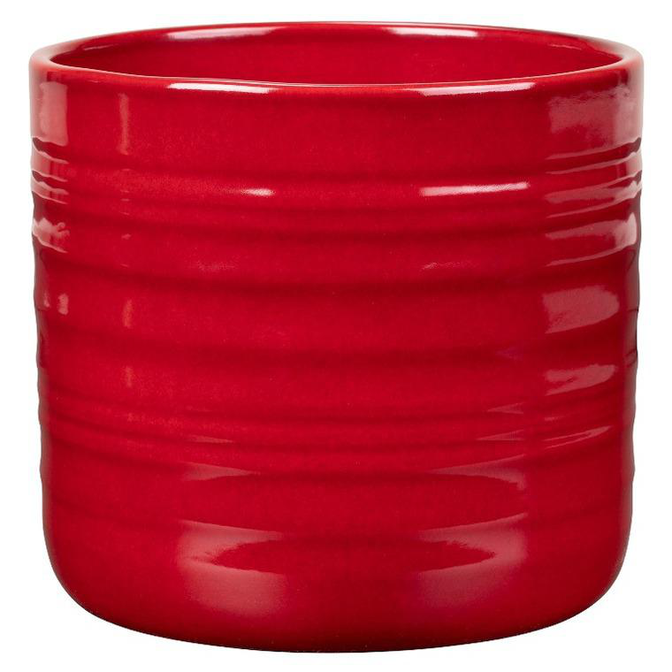 Cache-pot en céramique rouge Scheurich 850 Royal Bordeaux - Ø 12 x H 11 ...