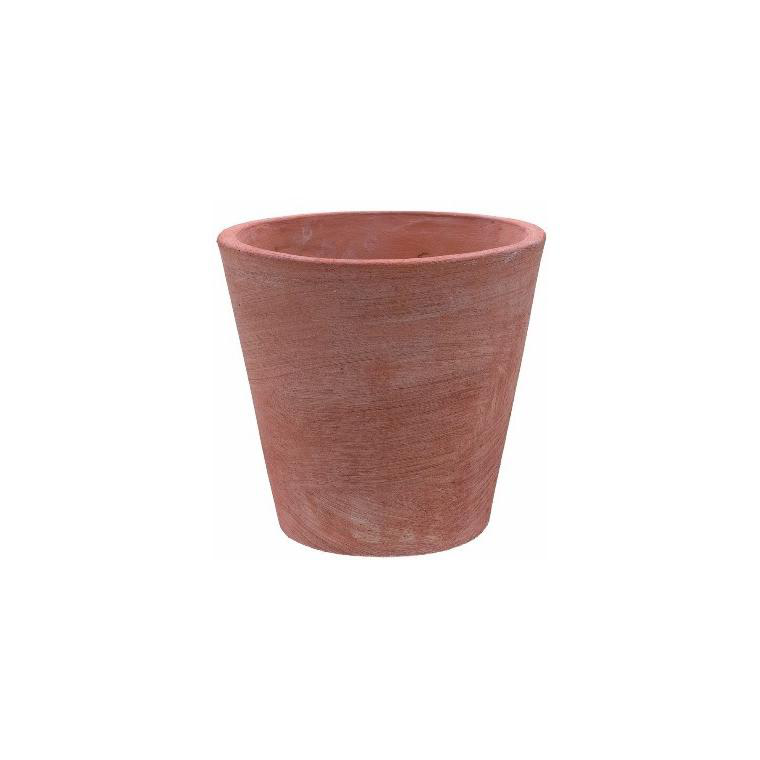 Pot conique Moderne de 8 L en terre cuite Ø 25 x 23 cm