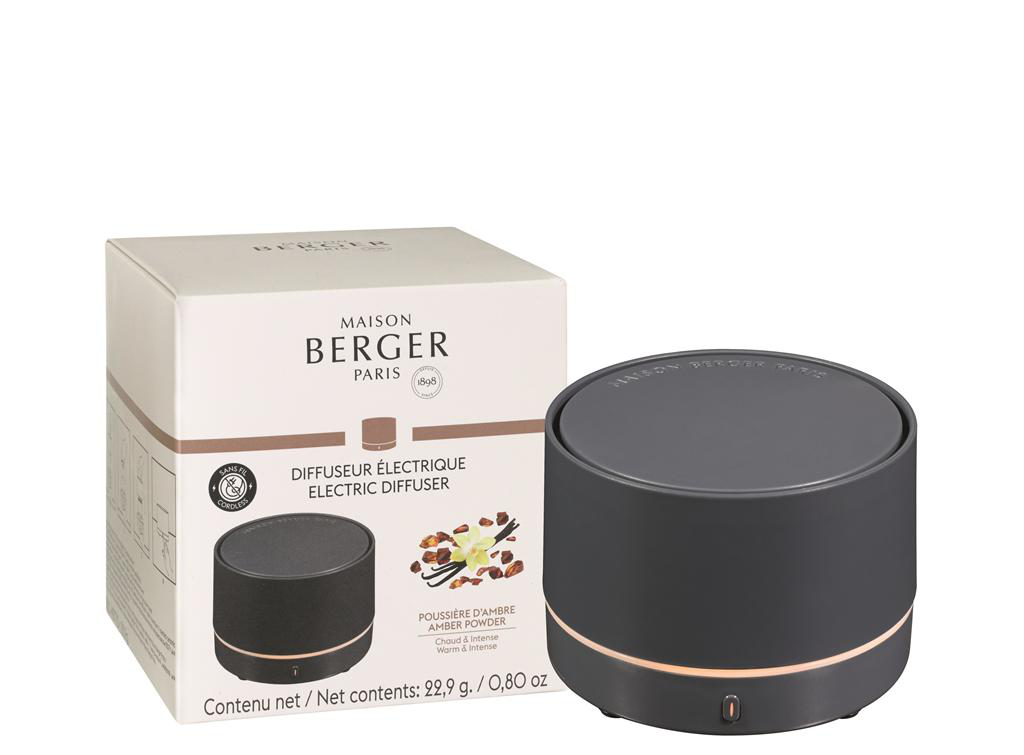 Diffuseur nomade gris Maison Berger parfum Poussière d’ambre | botanic®