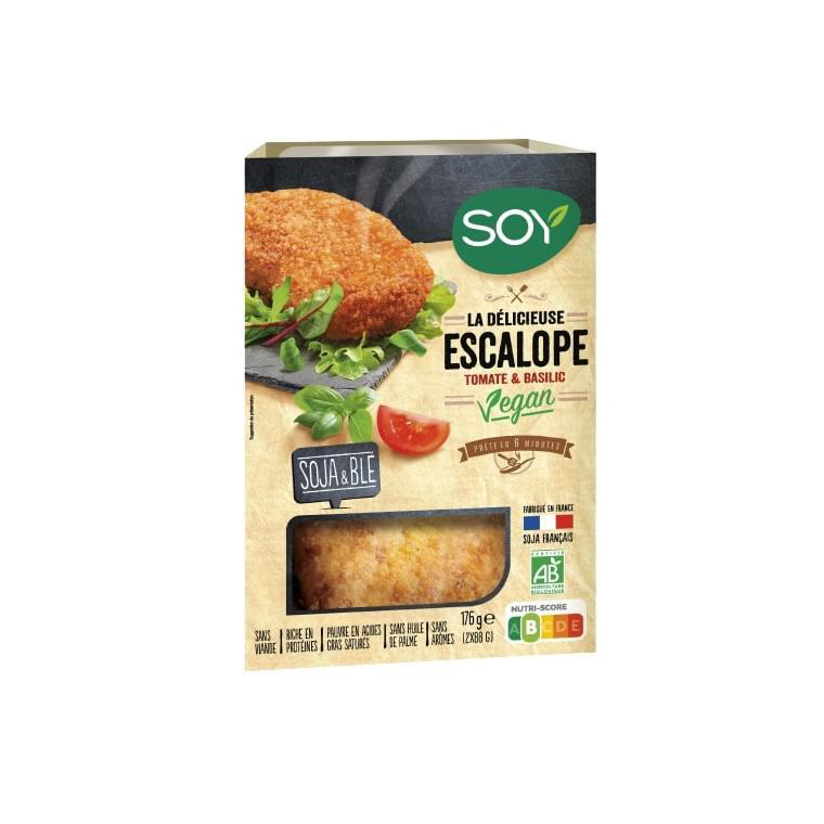 Escalope tomate basilic SOY - 176 g
