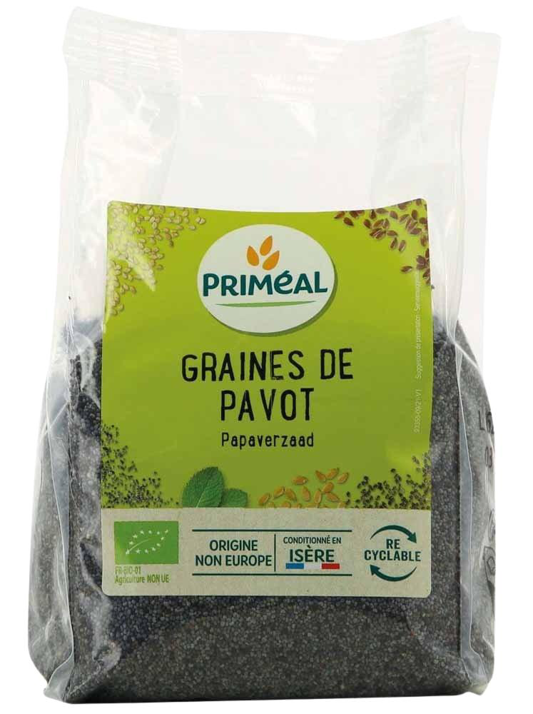 Graines de pavot bio en sachet de 250 g | botanic®