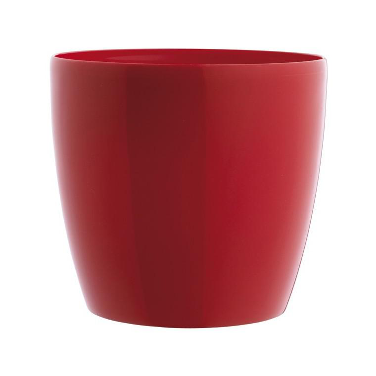Cache pot 16cm Brussel Diamant Elho rouge