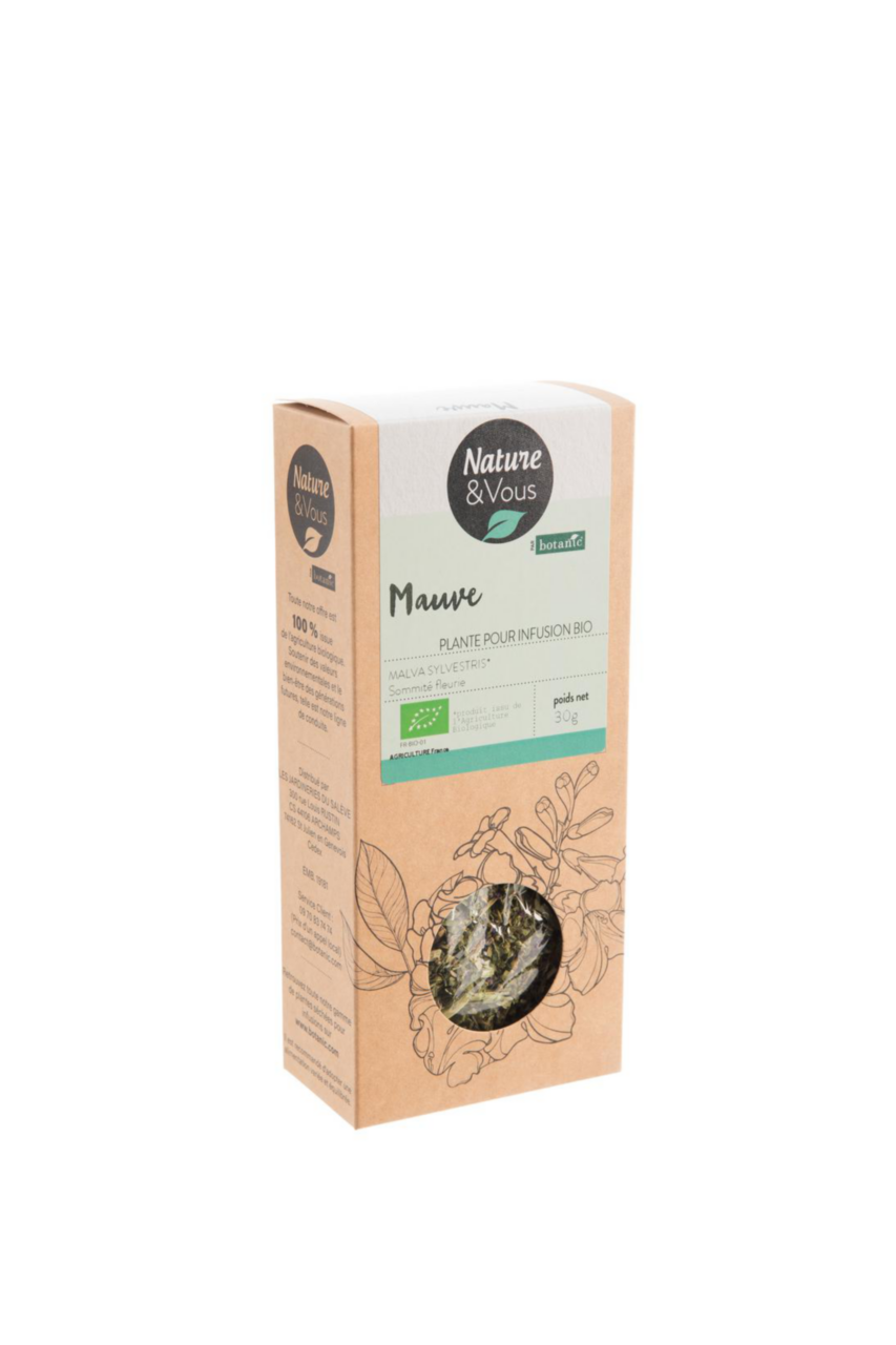 Infusion bio mauve sommité fleurie Nature & Vous – 30 g | botanic®
