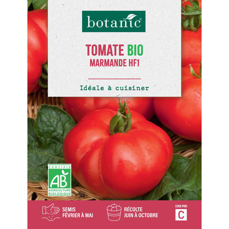 Graines de tomate marmande bio botanic® - graines Marmande semer | botanic®