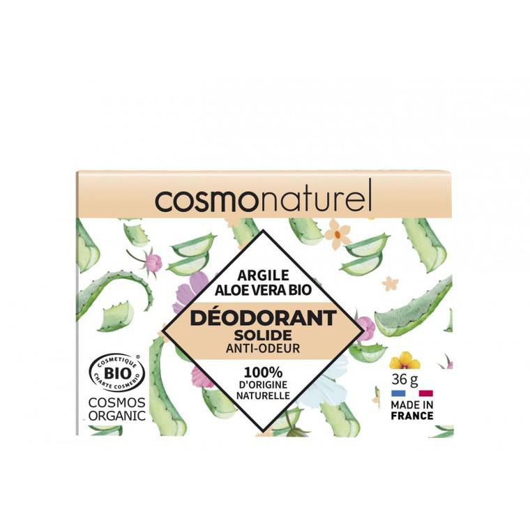 Déodorant solide anti-odeur Cosmo Naturel Aloé vera - 36 g | botanic®