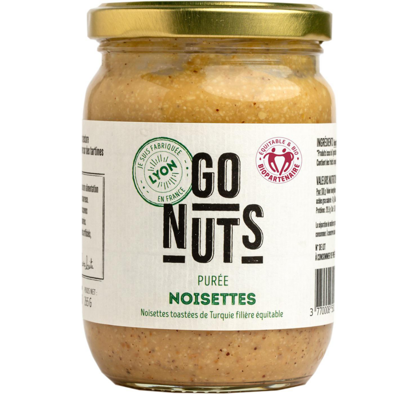 Purée de noisettes grillées Go nuts - 265 g | botanic®