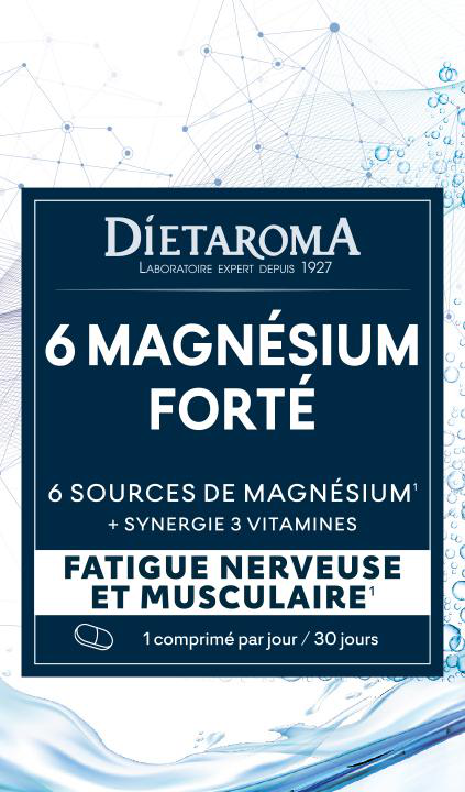 Complément alimentaire 6 magnésium forté fatigue nerveuse et musculaire ...