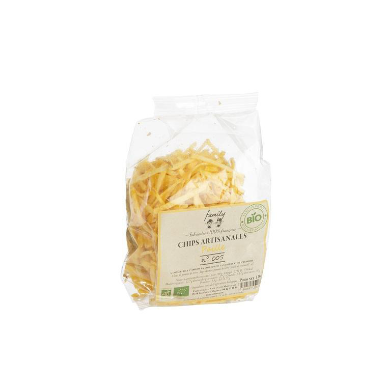 Chips artisanales paille bio Family chips - 125 g