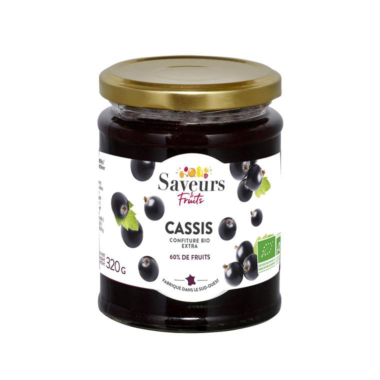 Confiture Extra de cassis bio - 320 g