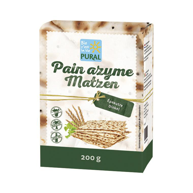 Pain azyme à l’épeautre en boîte carton de 200 g | botanic®