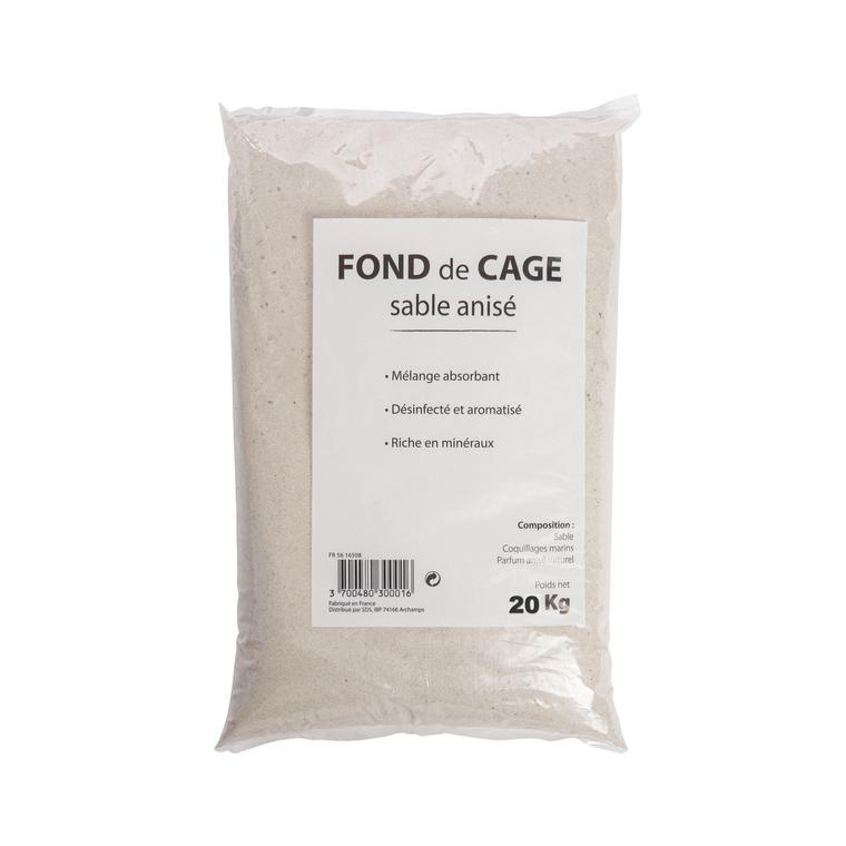 Fond de cage en sable anisé Grain de Vie - 20 kg | botanic®