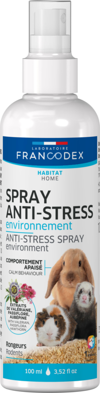 Spray anti-stress pour rongeur environnement Francodex - 100 ml | botanic®