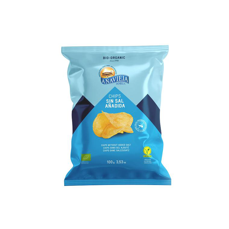 Chips nature sans sel ajouté bio Anavejia - 100 g