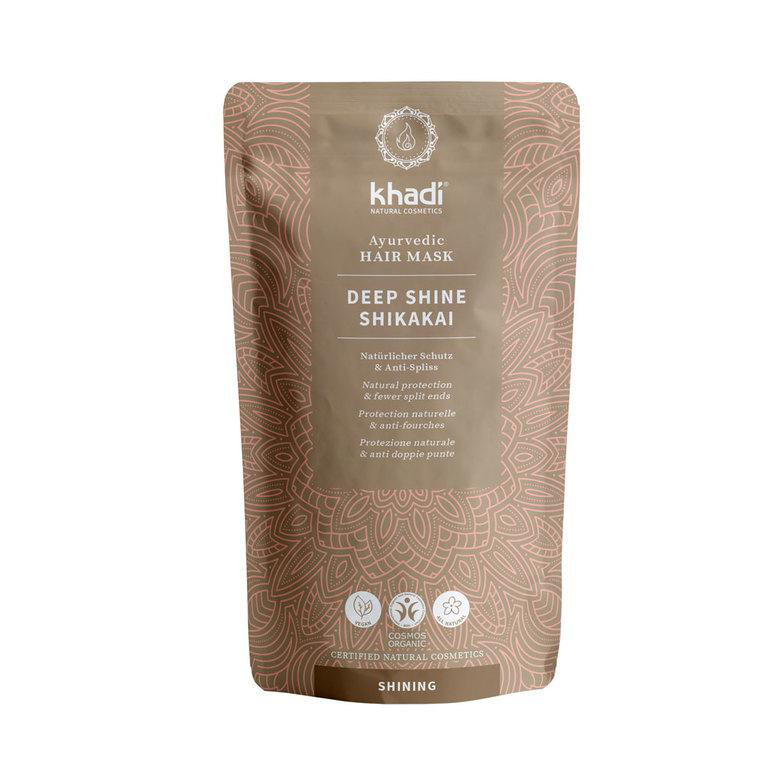 Masque capillaire ayurvédique Khadi Deep Shine Shikakai - 50 g
