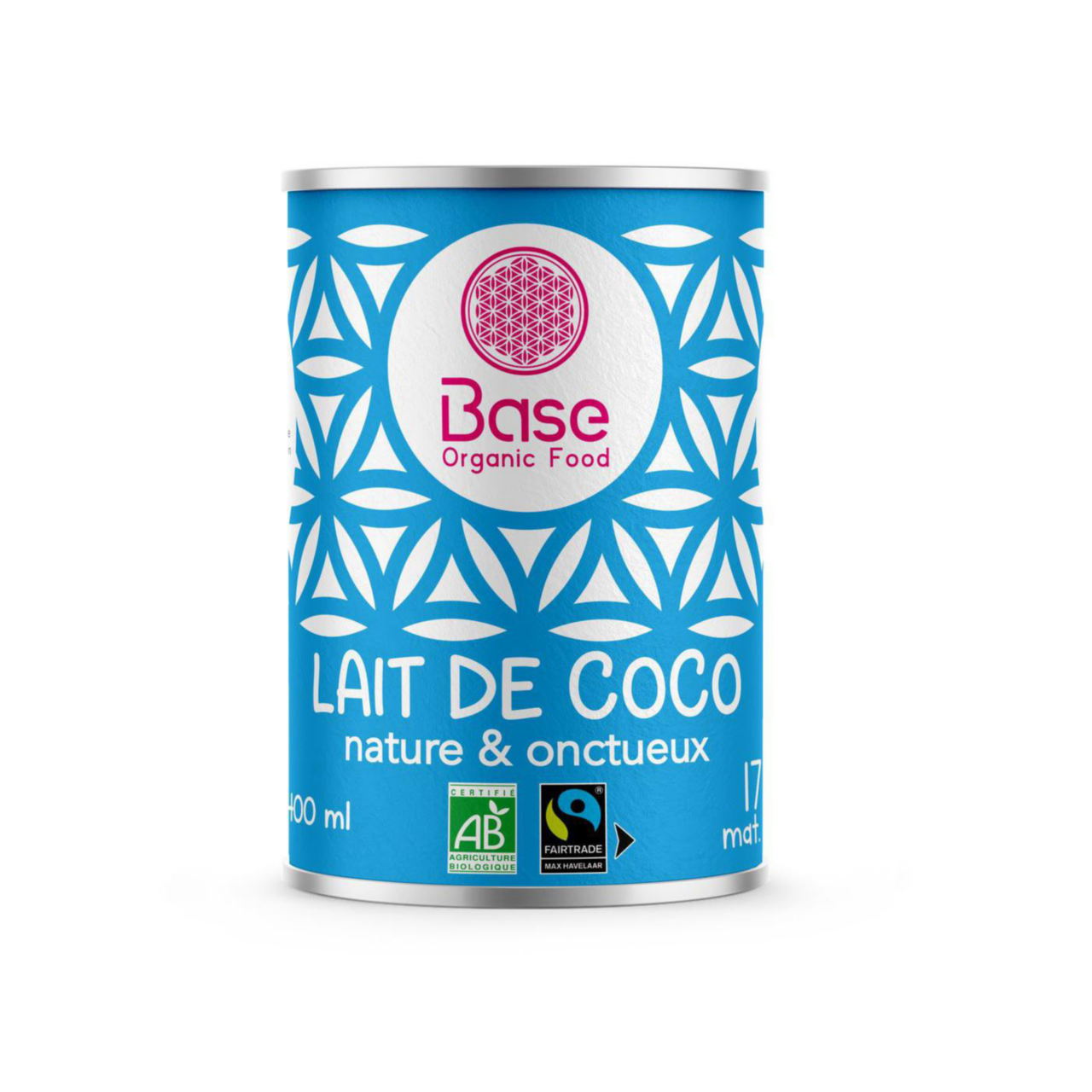 Lait de coco nature équitable 17% mg bio Base organic food - 400 ml ...