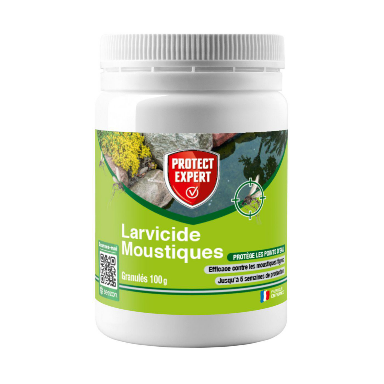 Larvicide moustiques biologique Protect Expert - 100 g | botanic®