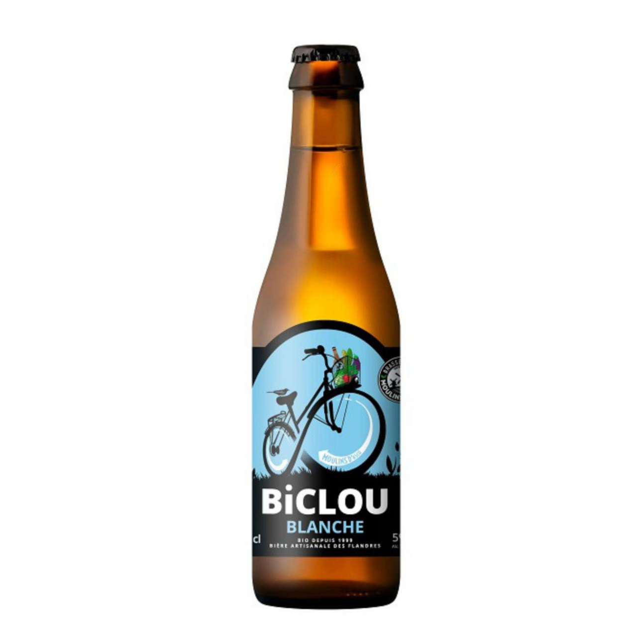 Bière Biclou blanche bio - 33 cl