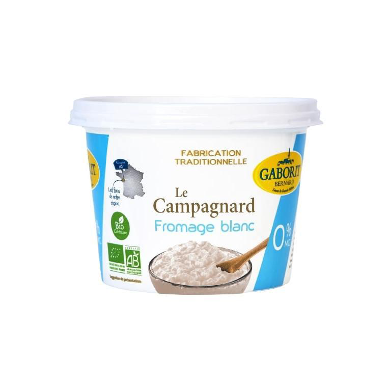 Fromage blanc 0% campagnard Gaborit - 500 g | botanic®