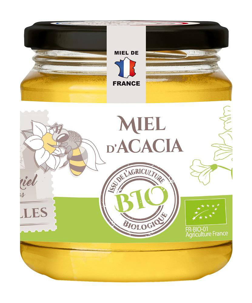 Miel d'acacia bio de France Naturalim - 375 g