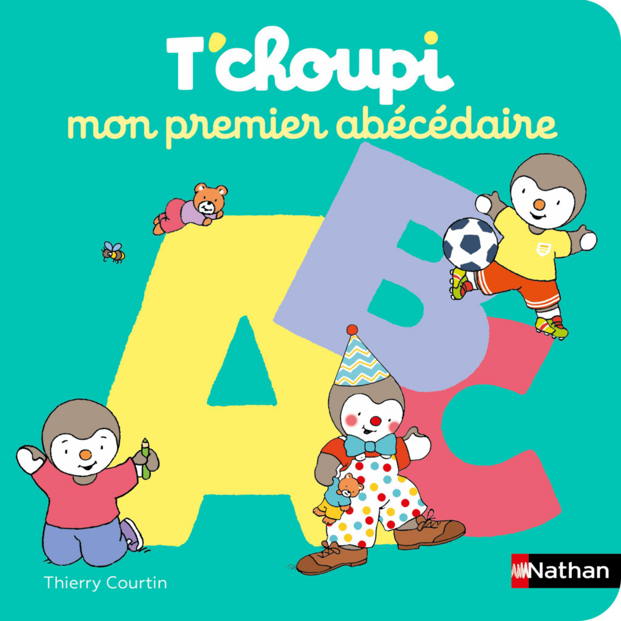 Livre T'choupi Mon premier abécédaire aux Éditions Nathan - 20 pages