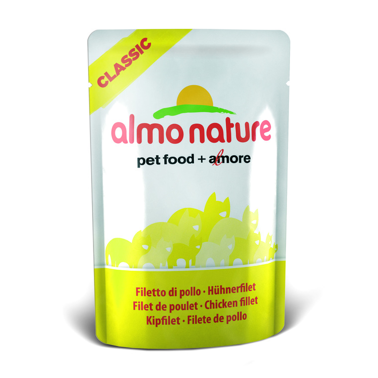 Aliment pour chat HFC en sachet Almo nature filet de poulet - 55 g