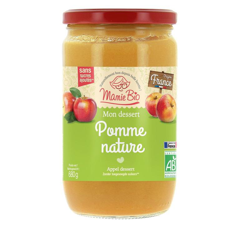 Puree de pomme bio Mamie bio 680 g | botanic®