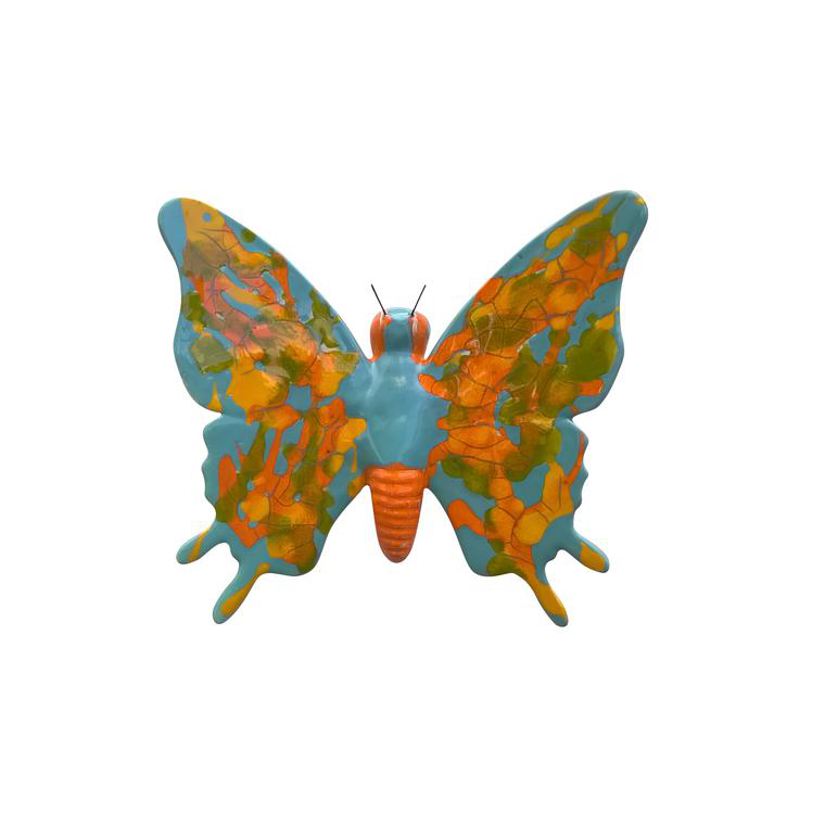 Statue de jardin papillon H 22 cm