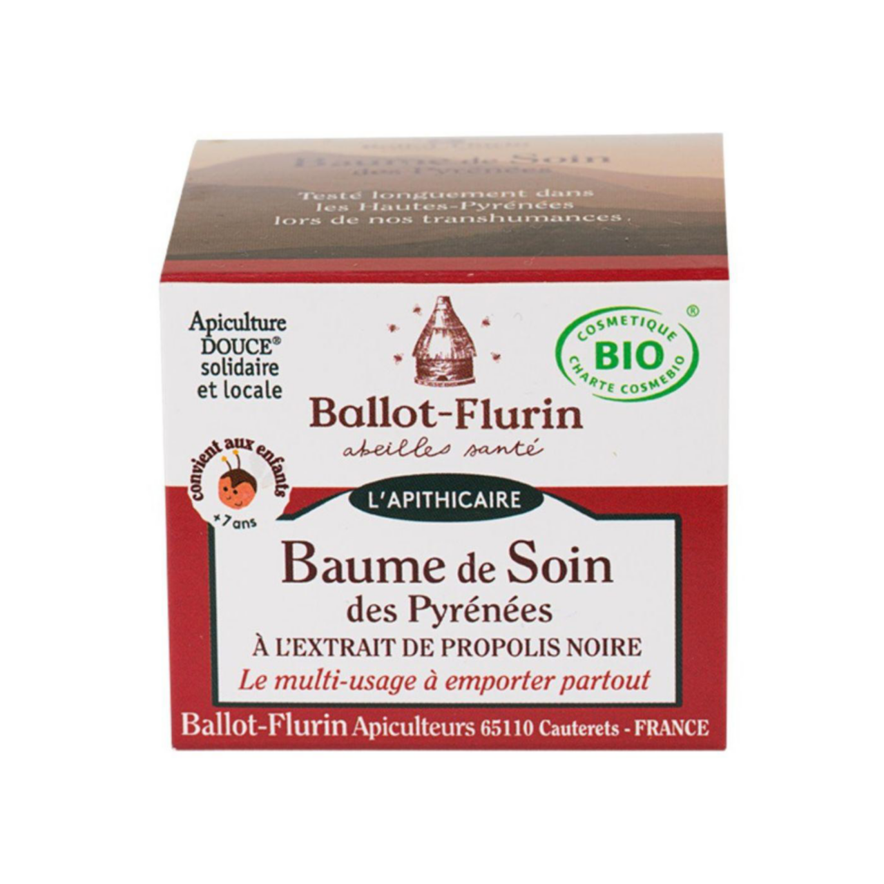 Baume de soin des Pyrénées Bio Ballot Flurin - 30 ml | botanic®