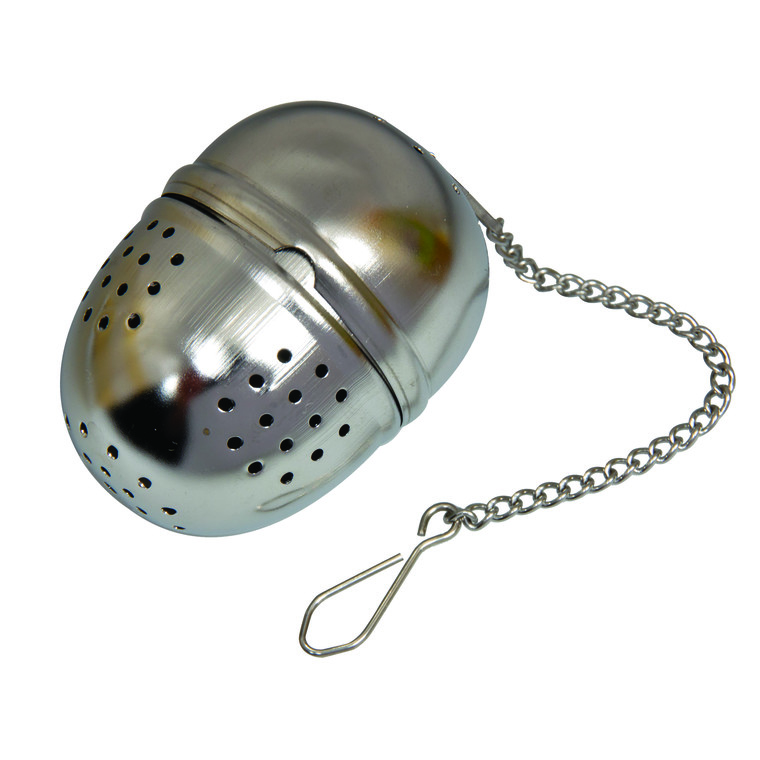 Boule à thé coloris argent en inox Ah Table | botanic®
