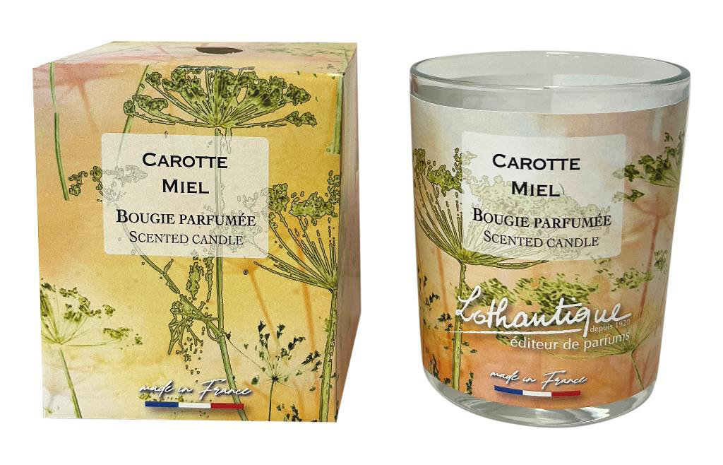 Bougie Lothantique Jardin d'aquarelles Carotte miel – 160 g