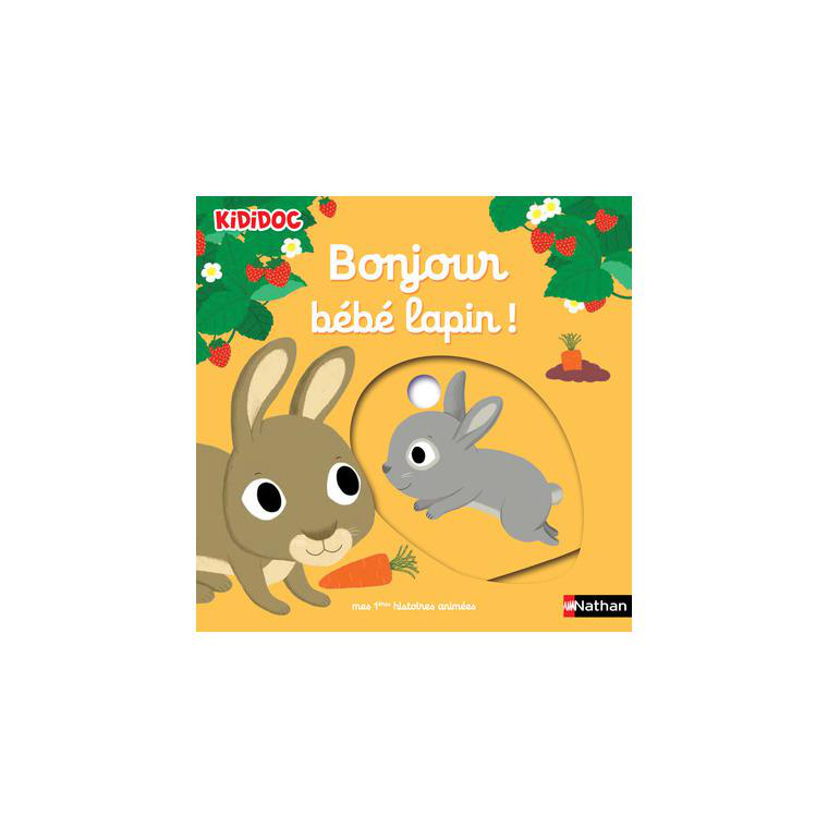 Le livre " Bonjour bebe lapin " aux Éditions Nathan