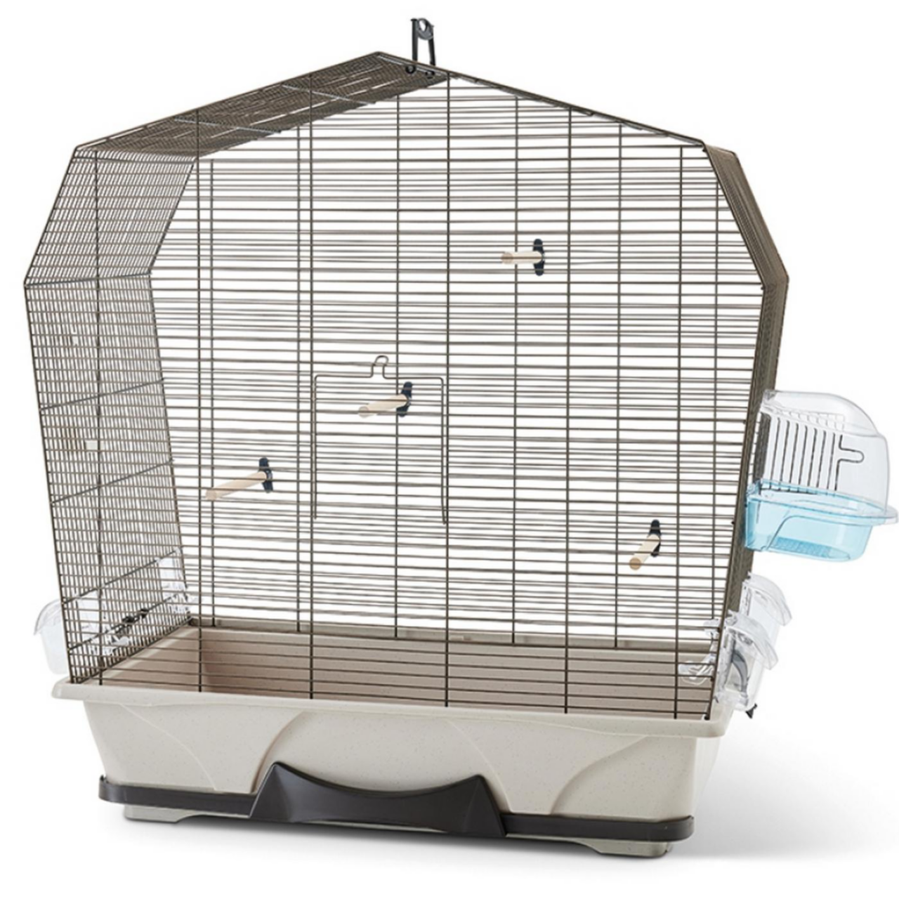 Cage à oiseaux exotiques et canaris coloris marron Savic Mary 50 avec ...