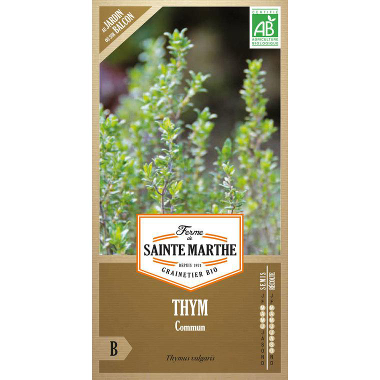 Graines de thym commun bio Ferme de Sainte Marthe - graines à semer ...