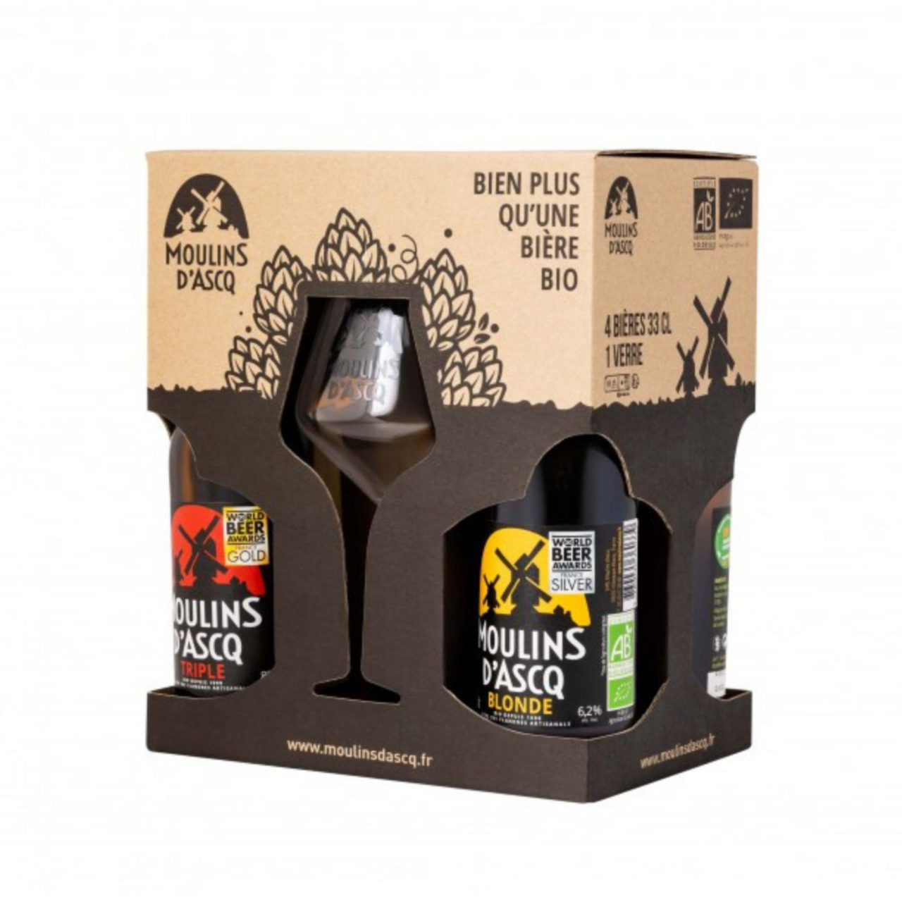 Coffret découverte bières Biclou Brebis Galeuse - 4 x 33 cl