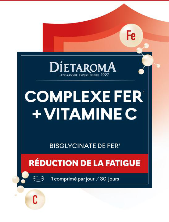 Complément alimentaire complexe fer + vitamine C réduction de la ...