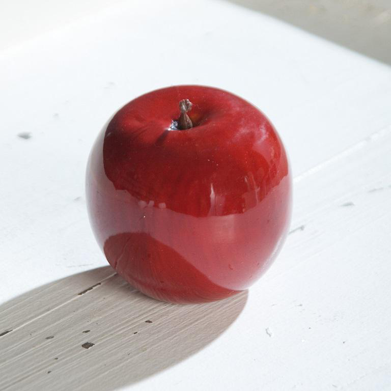 Pomme décorative rouge - Ø 7,5 cm | botanic®