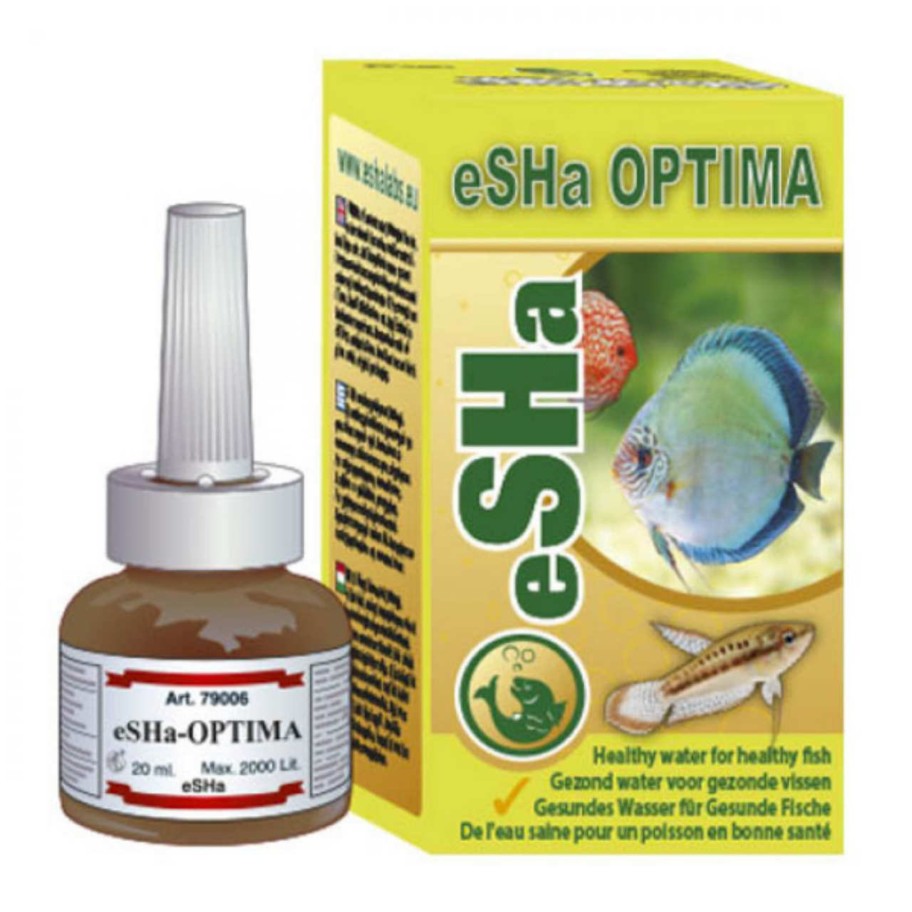 Vitamines et minéraux pour poissons d'aquarium, enrichis, ESHA Optima ...