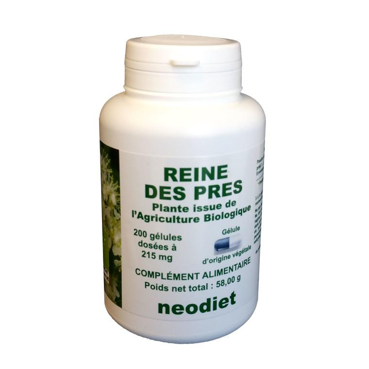Gélules de reine des prés bio en boite de 200 unités | botanic®