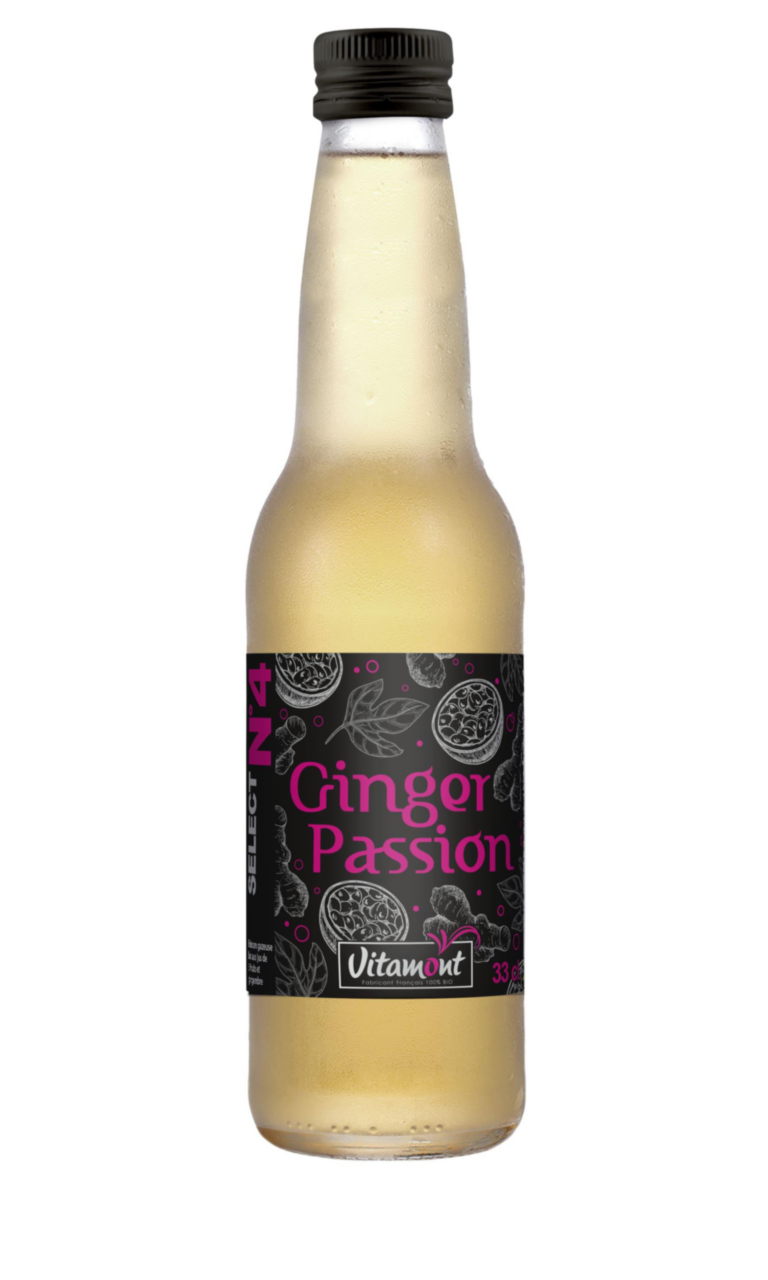 Les Select Ginger Passion bio en bouteille Vitamont - 33 cl | botanic®