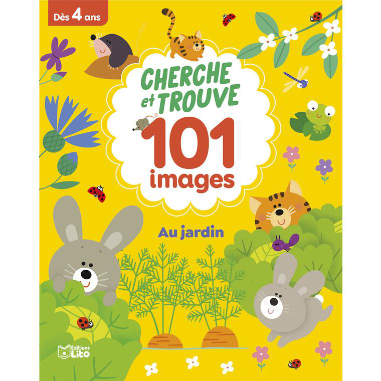 Cherche et trouve "Au jardin" Ediitions LITO | botanic®